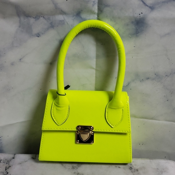 Boohoo | Bags | Neon One Handle Handbag | Poshmark